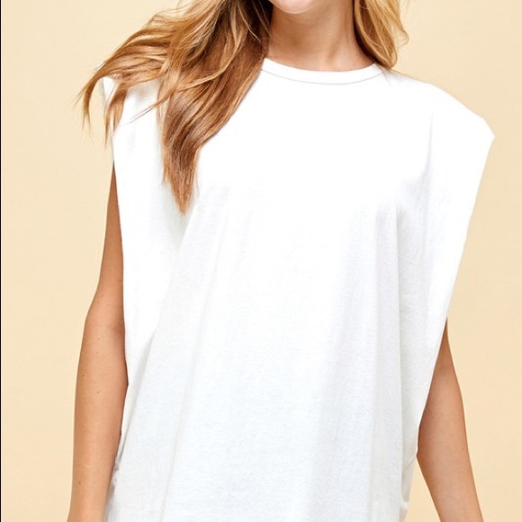 Tops | Padded Muscle Tee | Poshmark